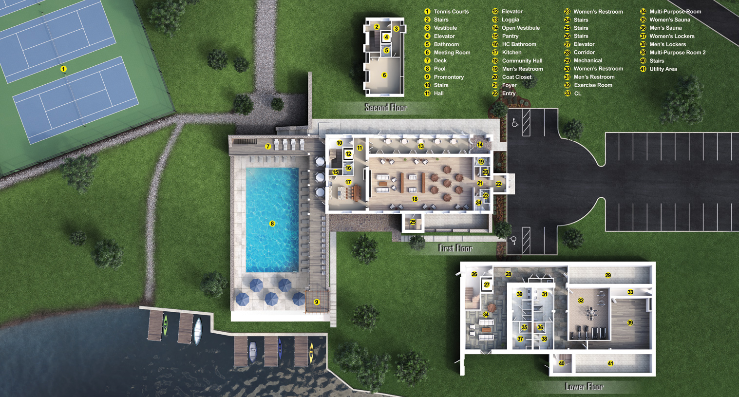 Modern Clubhouse Design Plans