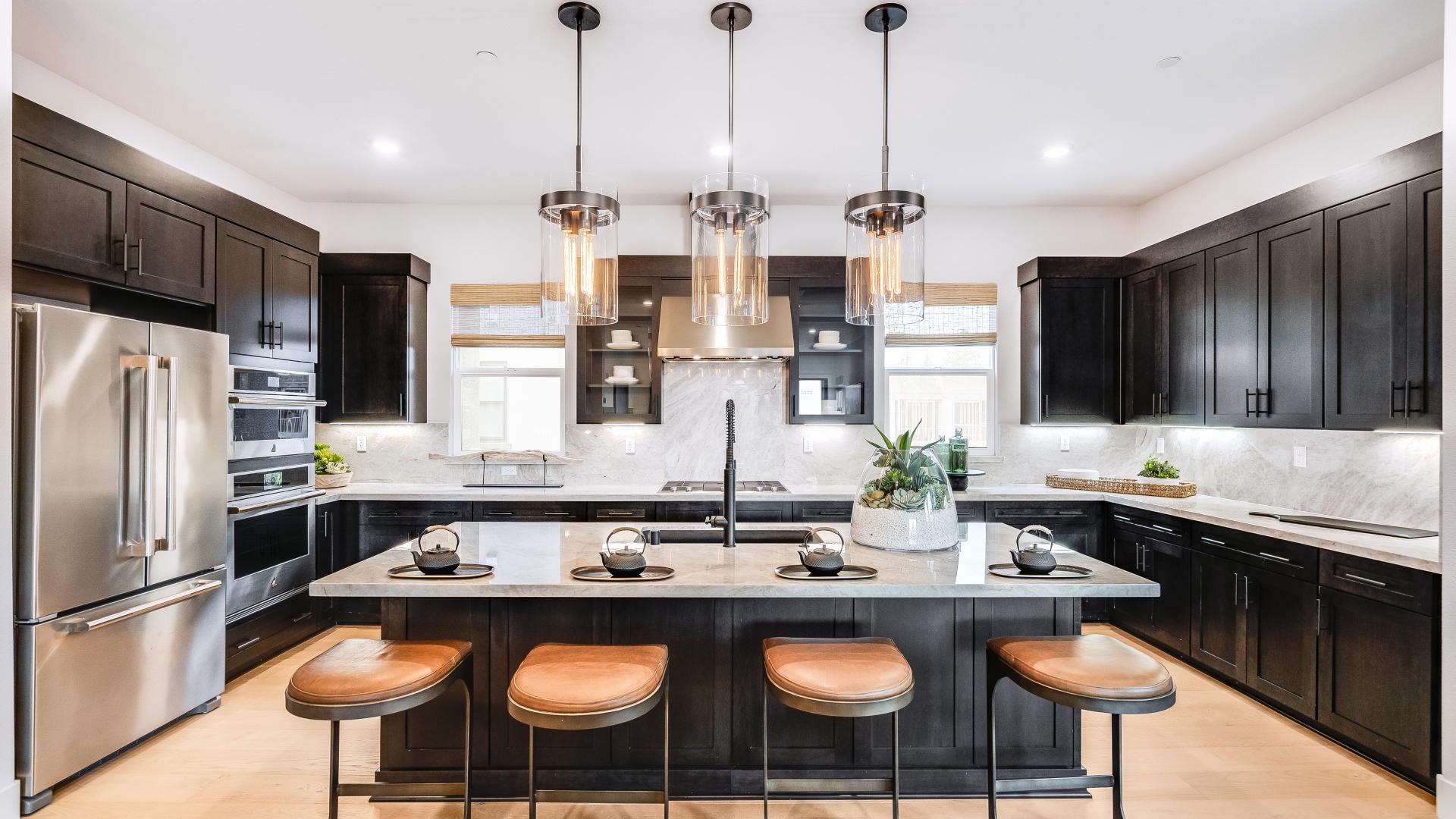 Crossman Model Home Design in Terraces at The Station by Toll Brothers