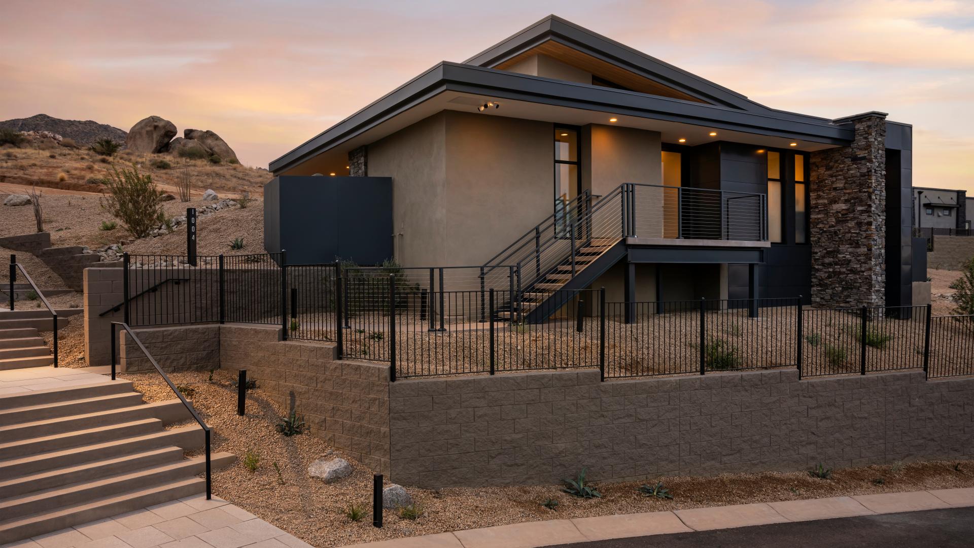 Basalt Desert Contemporary Quick Move-In Home at 23860 N 125th St Bldg ...