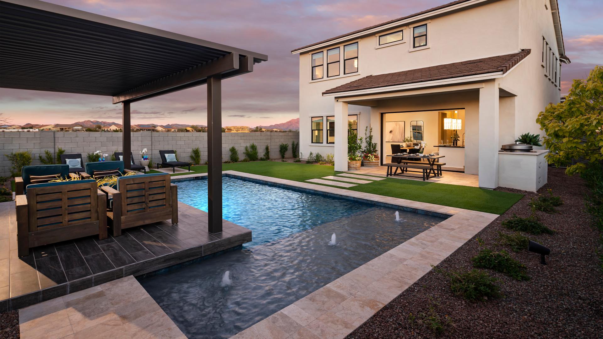 Kenly Model Home Design in Beacon in Estrella by Toll Brothers