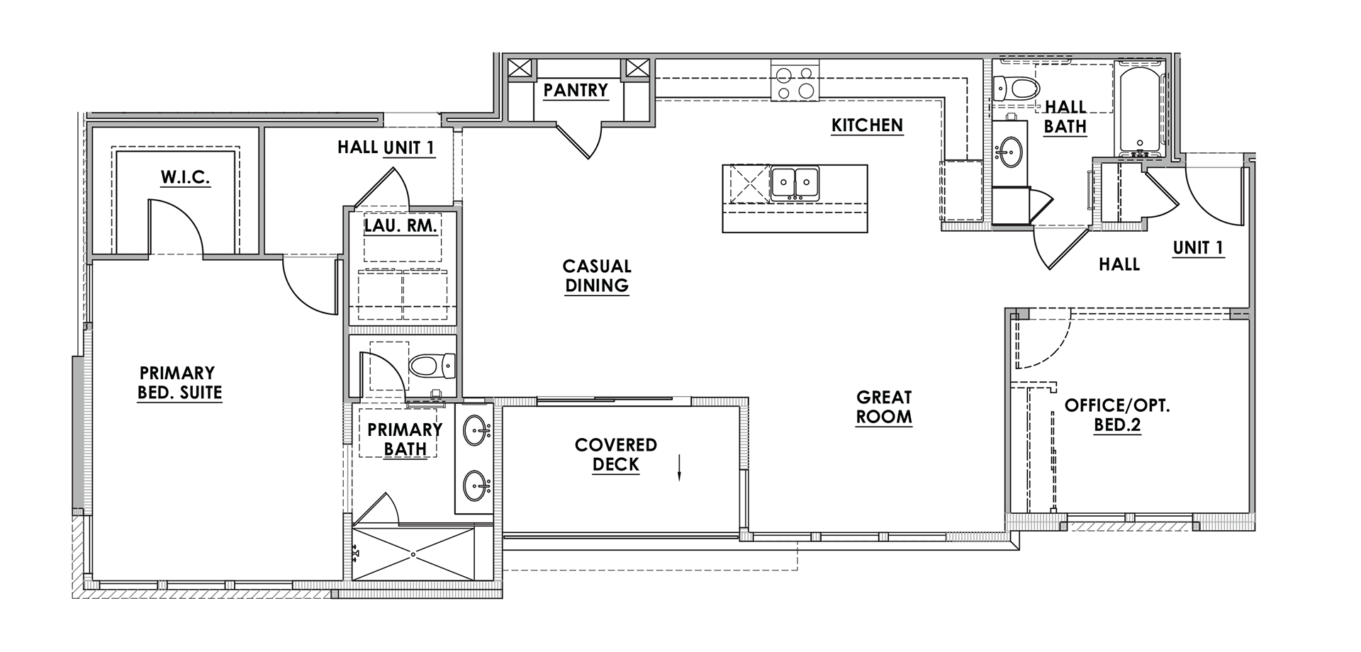 The Lofts | The Plan 1 (Lofts) Home Design
