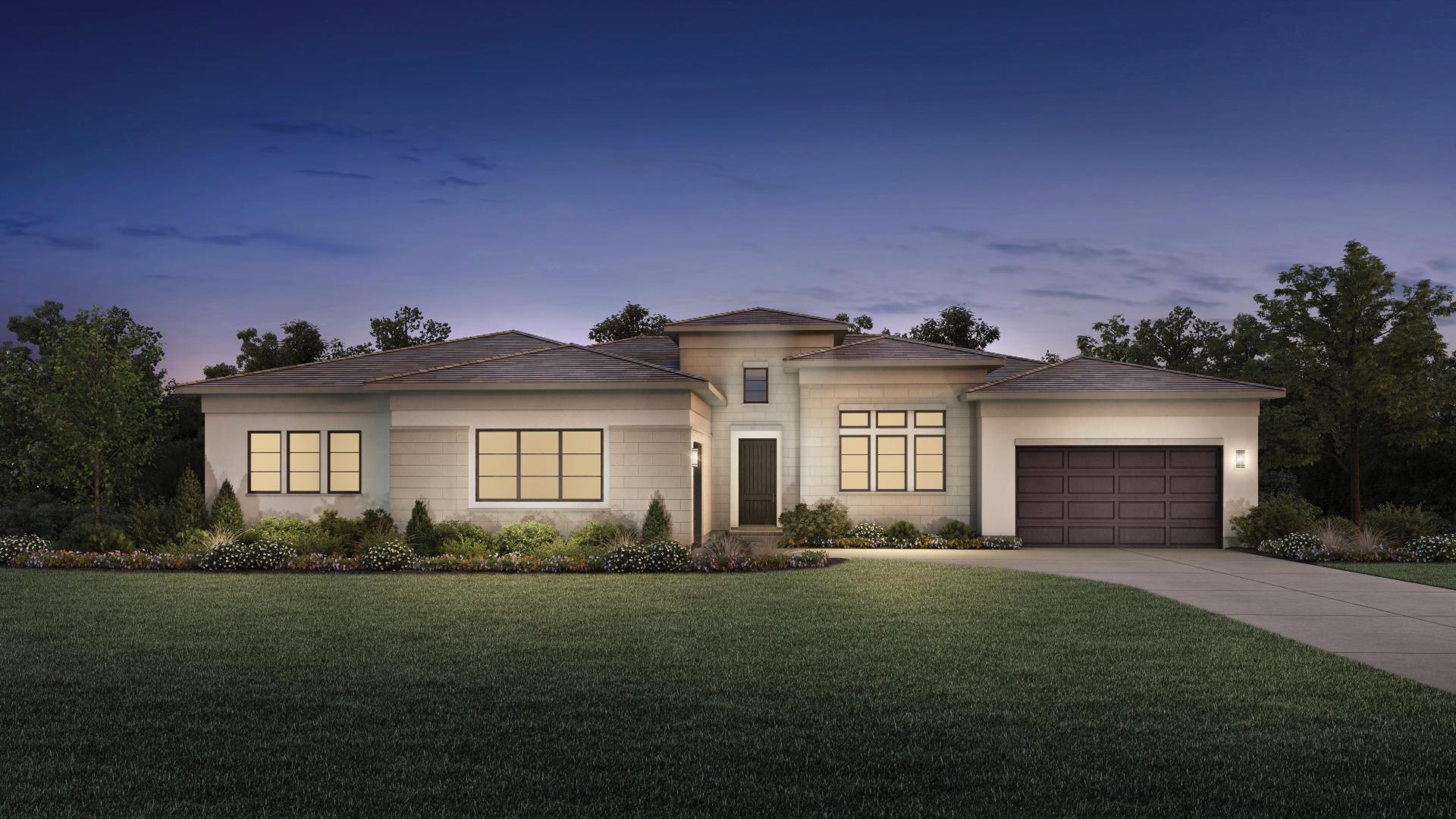 Saddleback Model Home Design in Bella Vista at Porter Ranch - Ridge ...