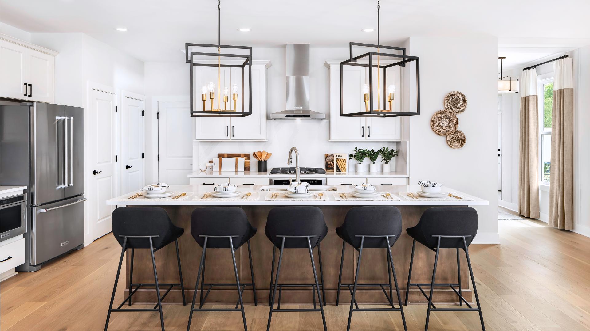 Downing Model Home Design in Toll Brothers at Lakeview by Toll Brothers