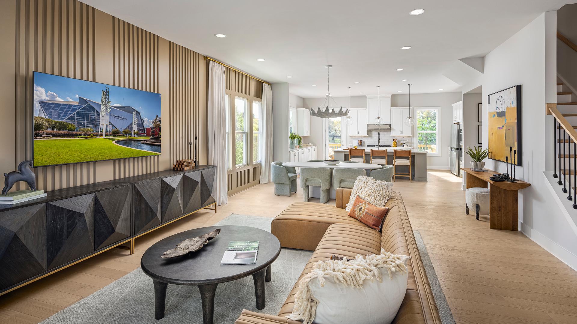 Downing Elite Model Home Design in Toll Brothers at Lakeview by Toll ...