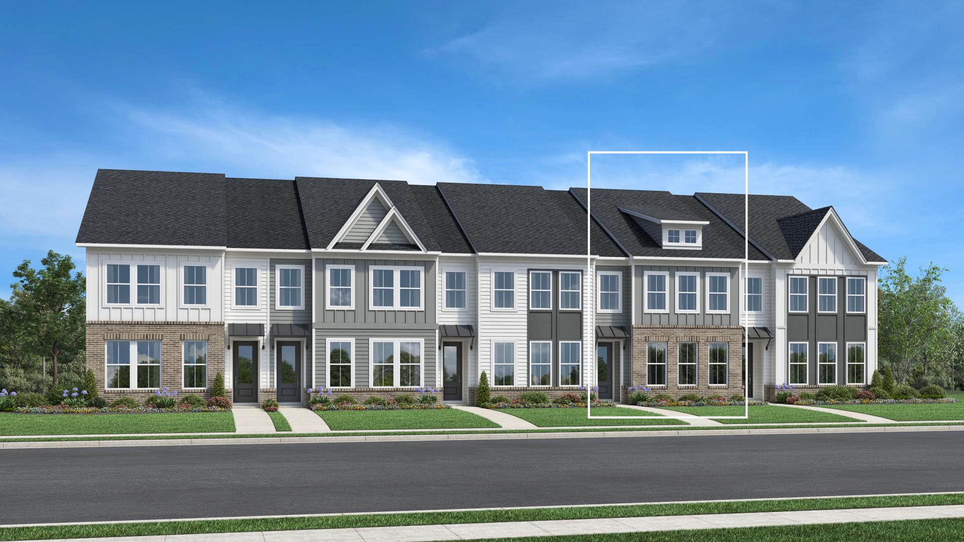 Voyager Model Home Design in Forestville Village by Toll Brothers ...