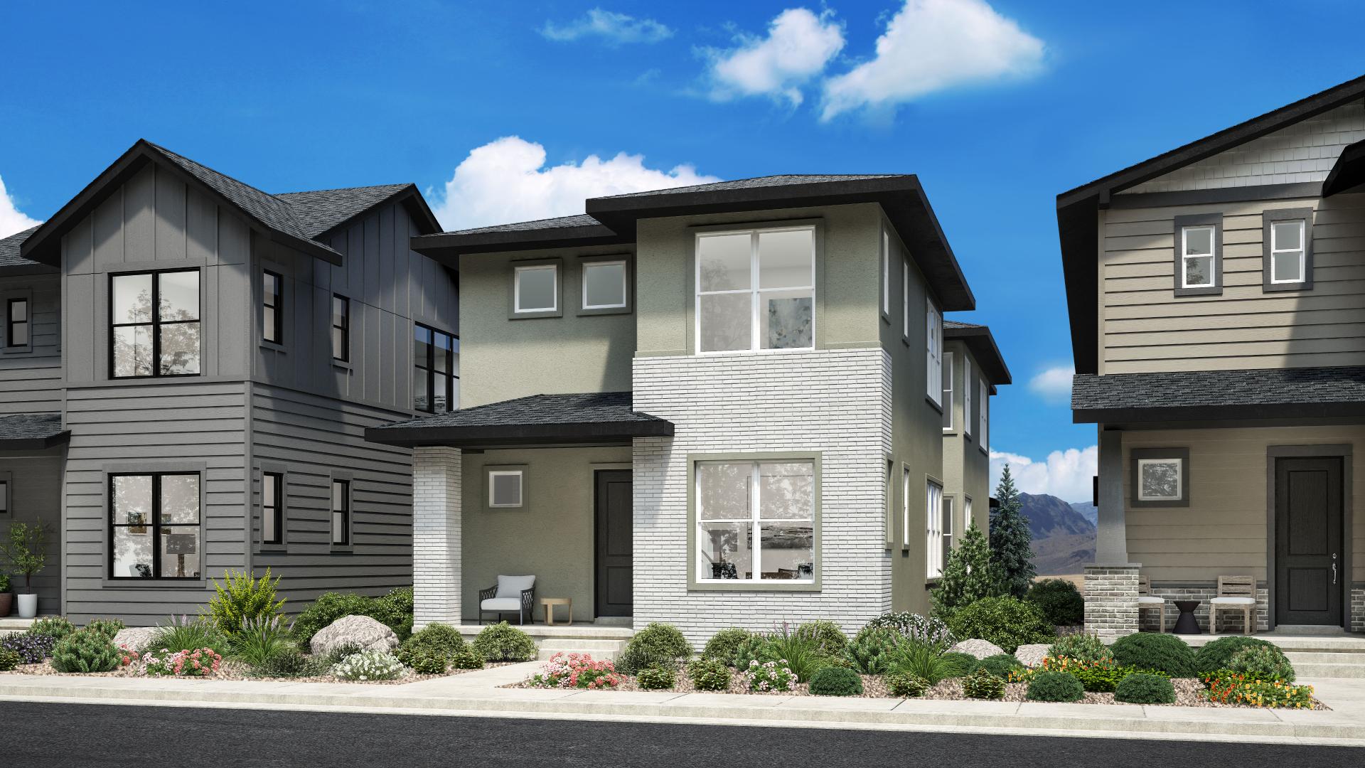 Mesa Model Home Design in Edge at Wolf Ranch by Toll Brothers