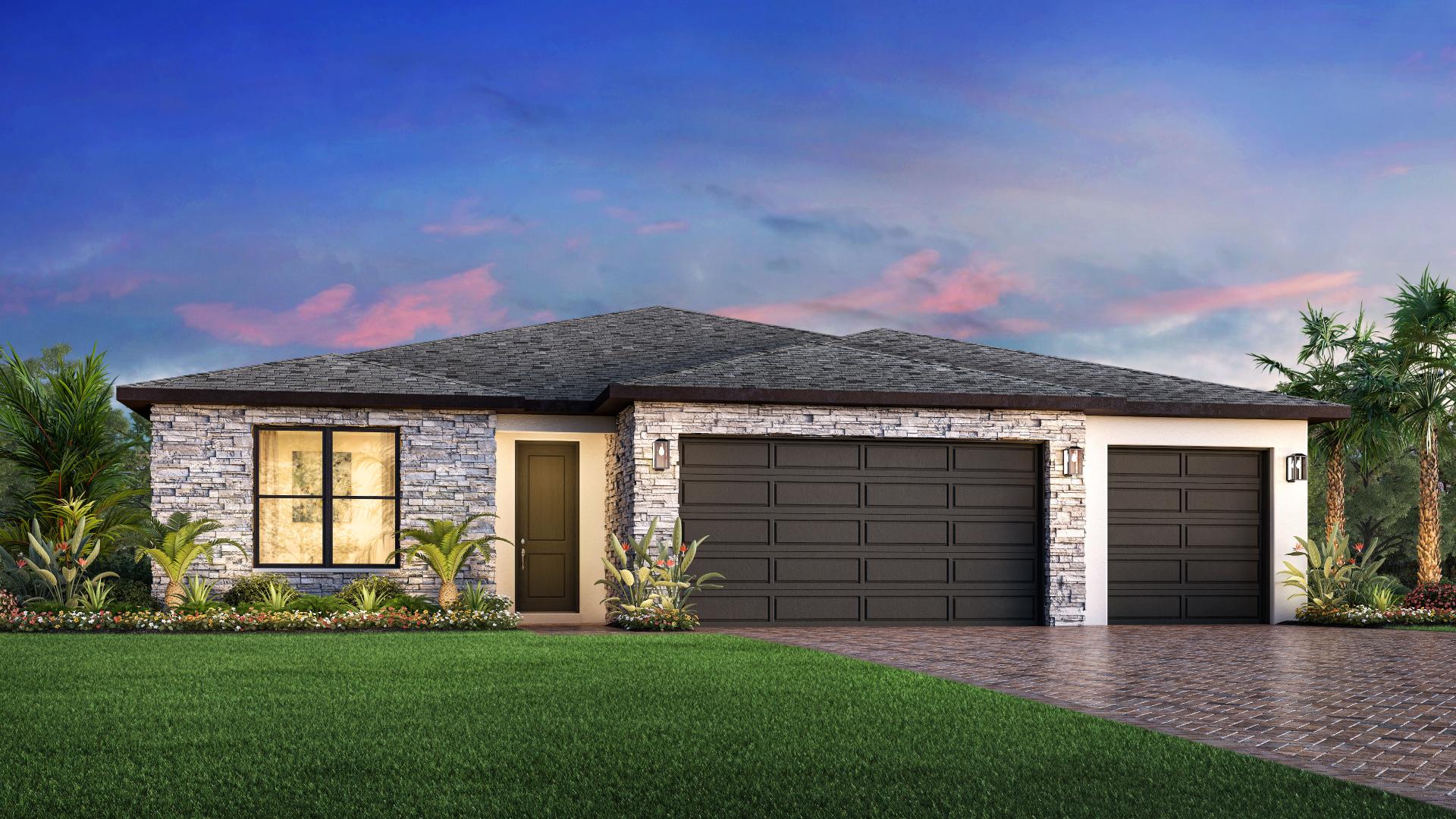 Flora Model Home Design in Regency at Waterset - Wren Collection by ...