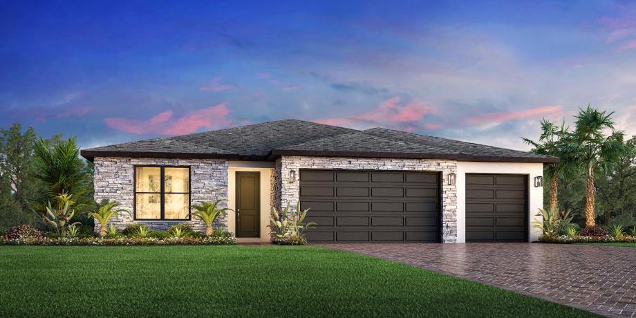 Flora Model Home Design in Regency at Waterset - Wren Collection by ...