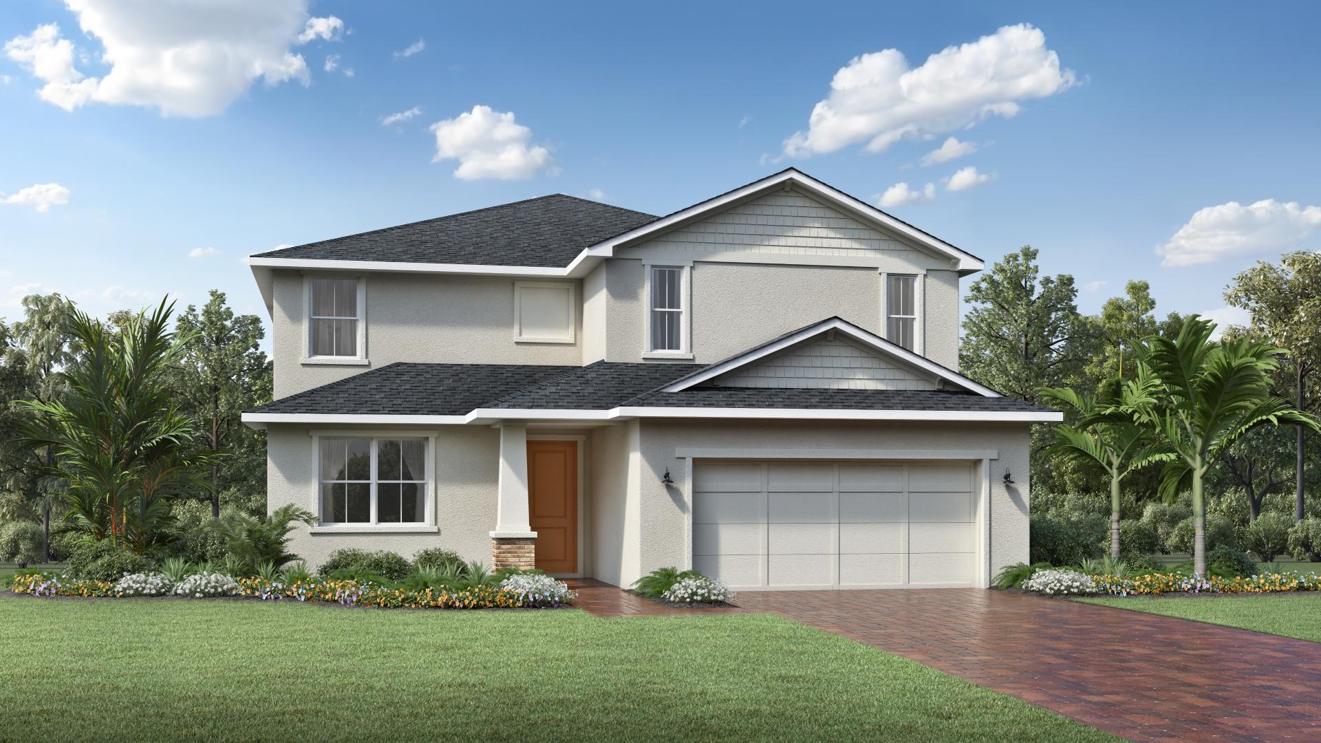 Ferncroft Model Home Design in The Oaks at Kelly Park - Morgan ...