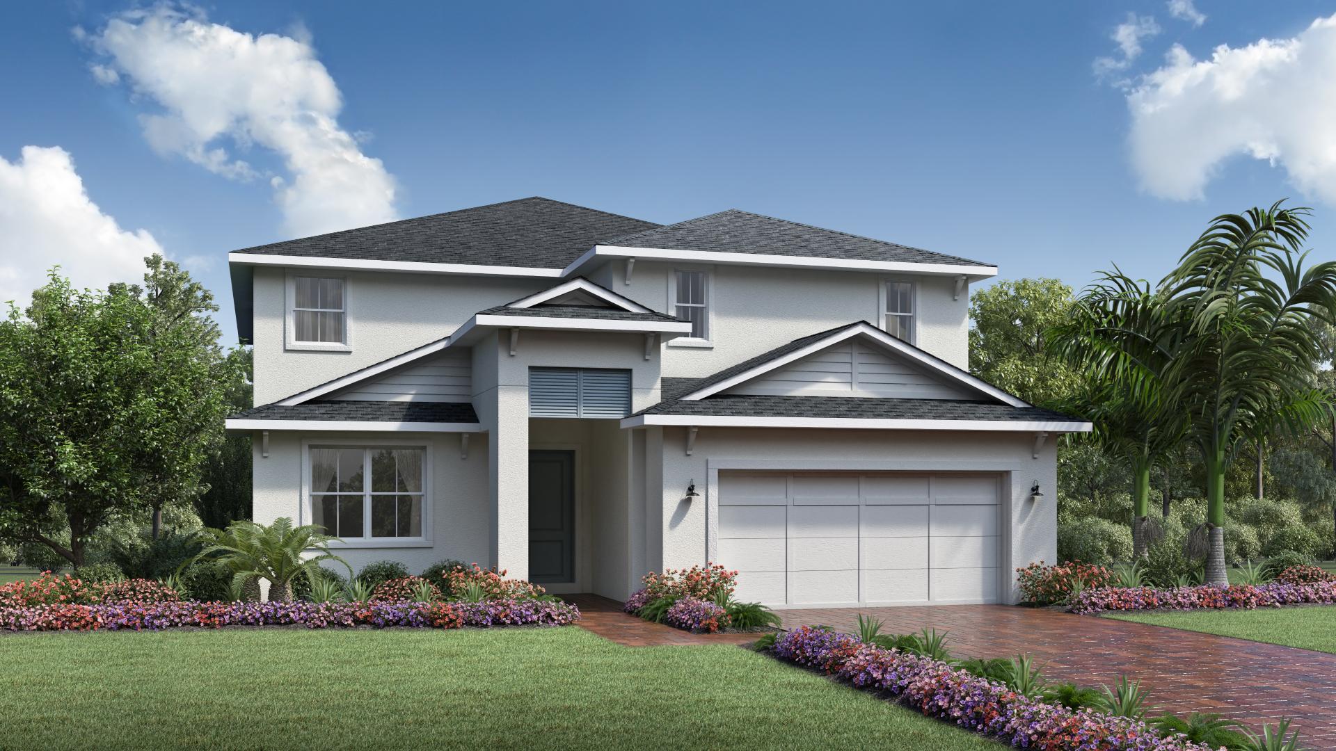 Ferncroft Model Home Design in The Oaks at Kelly Park - Morgan ...