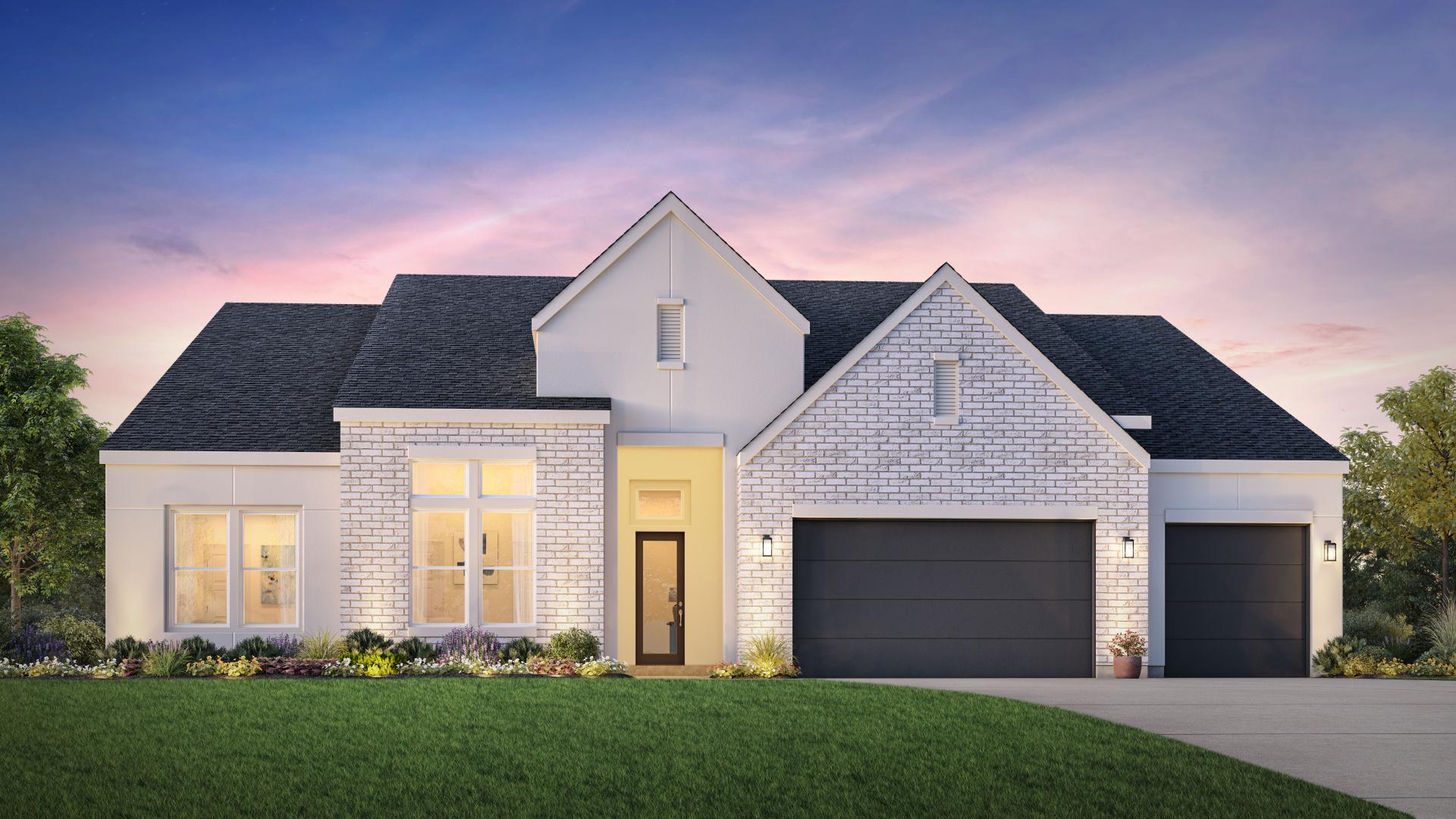 Bellevue Model Home Design in Carrara Estates by Toll Brothers