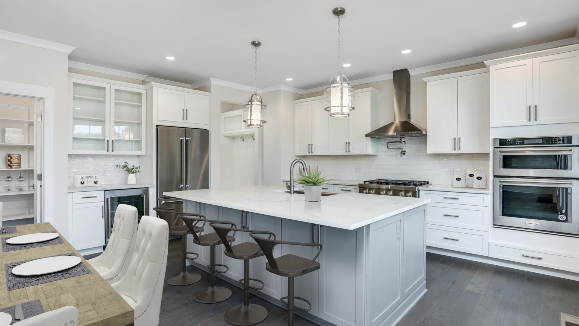 Delton Model Home Design in Toll Brothers at Fosdick Glen by Toll Brothers