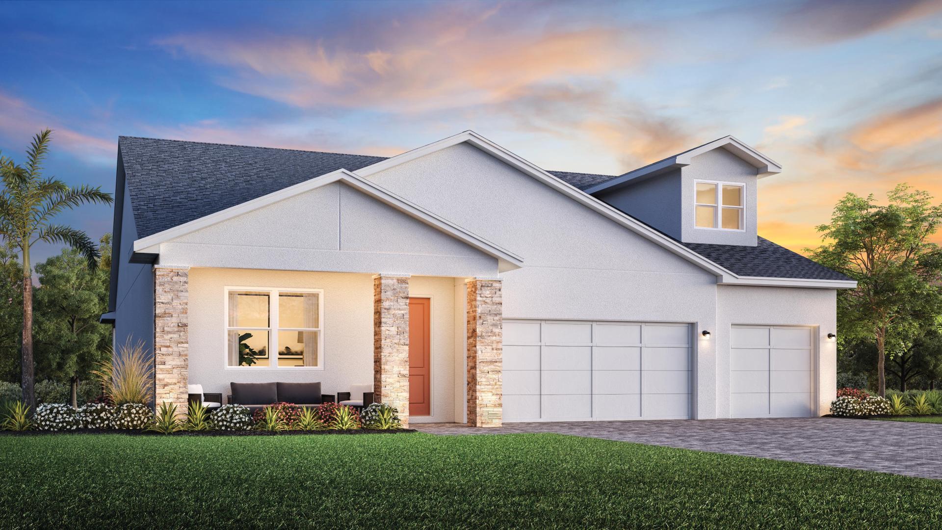 Phoenix Model Home Design in Bronson Peak - Valencia Collection by Toll ...