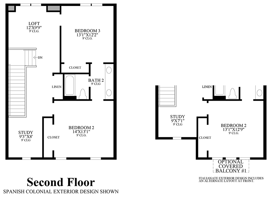Spanish Colonial Floor Plans