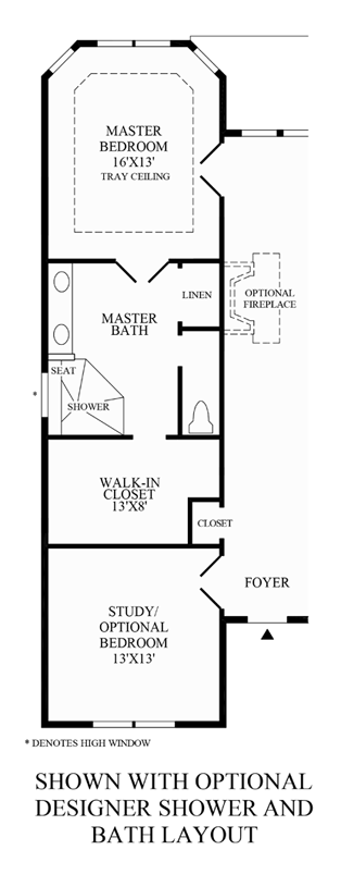 Beautiful Rectangle Master Bathroom Floor Plans With Walk In Shower ...